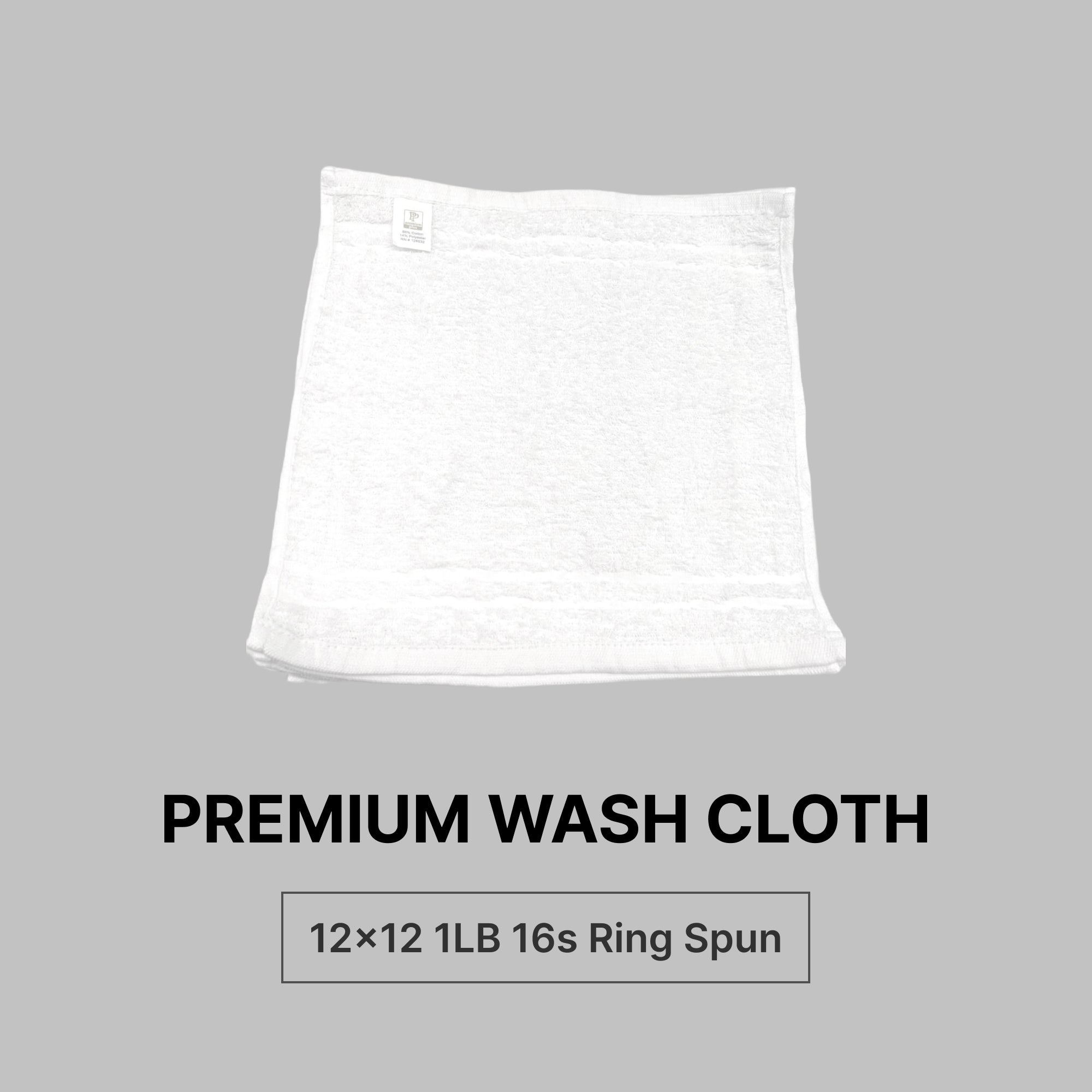 12x12 wash cloth 1LB 16s Ring Spun [PREMIUM] 50dz/ bales- Blue ...